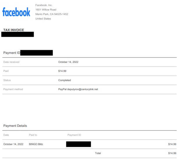 How To Find Your Receipt - BingoBlitz