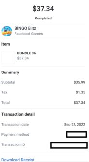 How To Find Your Receipt - BingoBlitz