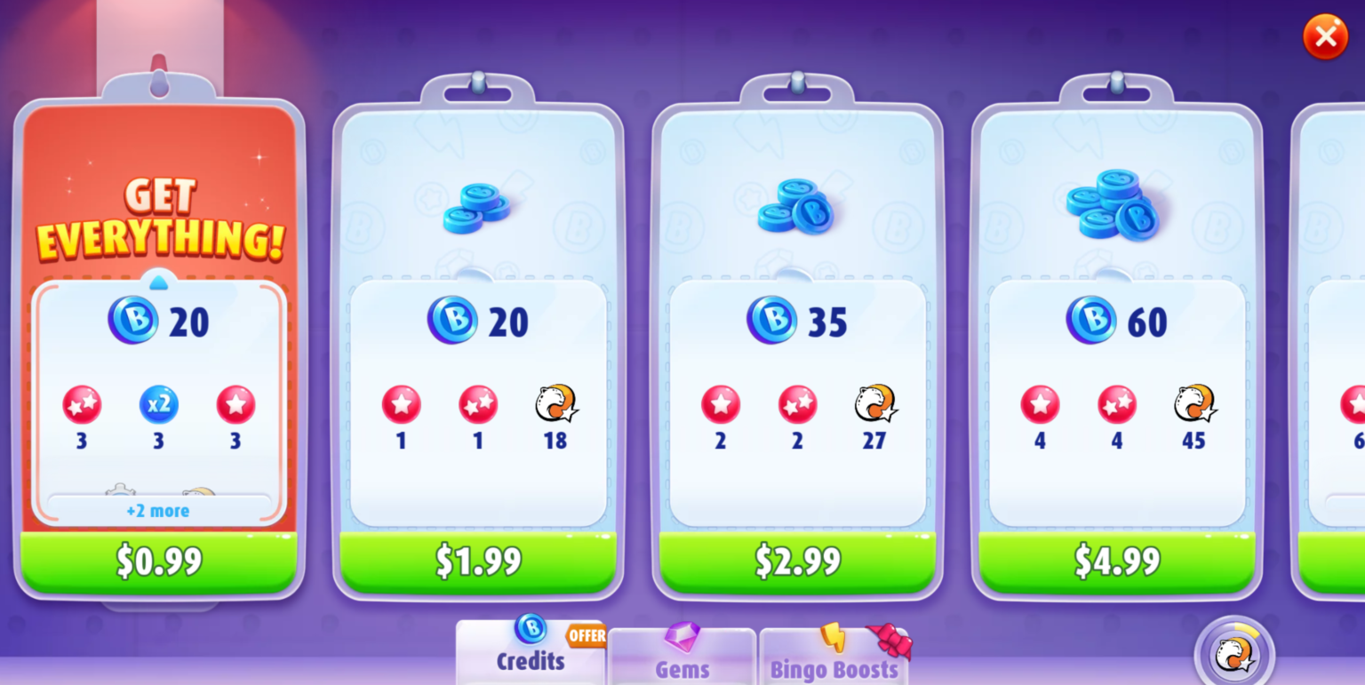 New Bingo Store - BingoBlitz