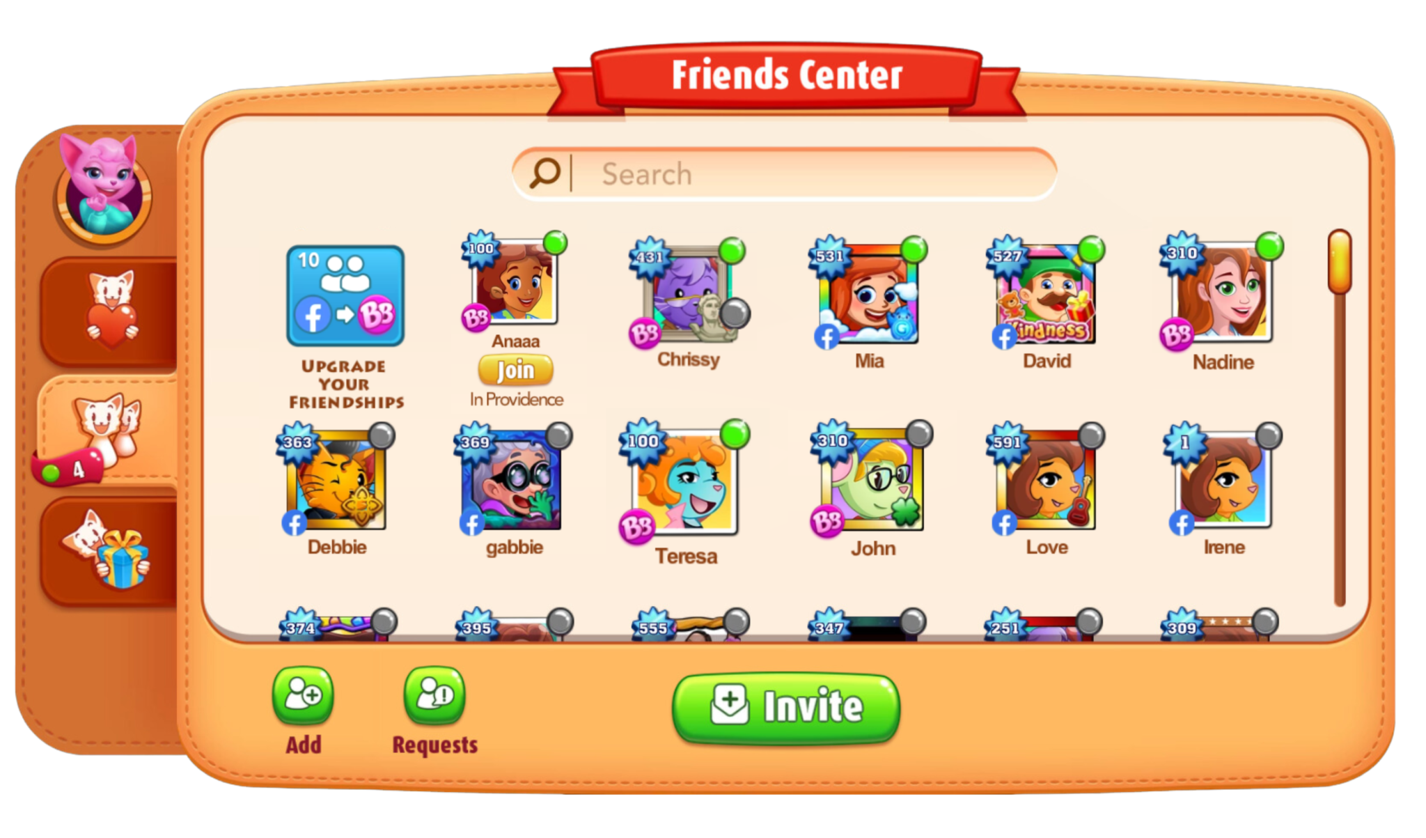 Friends Center - BingoBlitz