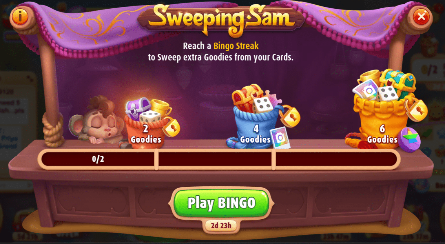 Sweeping Sam - BingoBlitz